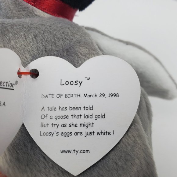 Toys | Ty Beanie Babies Collection Loosy The Canadian Goose 1998 ...